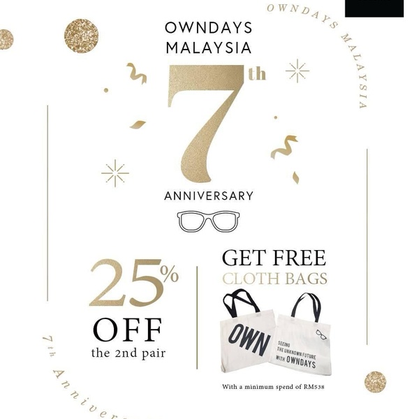 Owndays 7th Anniversary | KSL Esplanade Mall