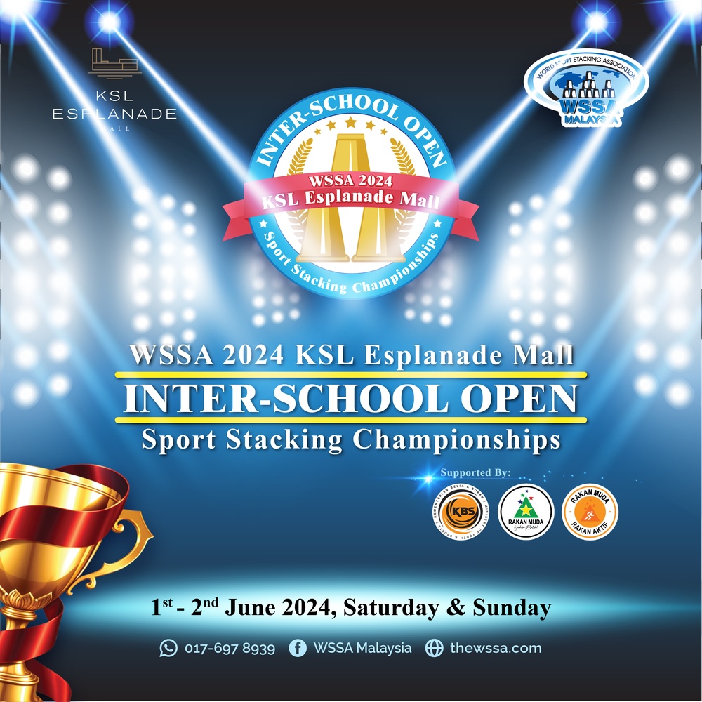 Interschool Open WSSA Cup Stacking Championship | KSL Esplanade Mall