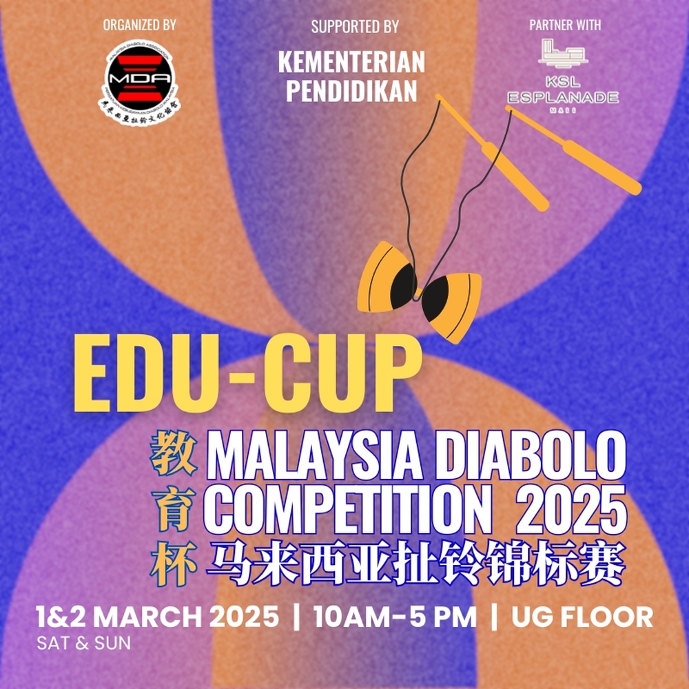 Edu-Cup Malaysia Diabolo Competition 2025 | KSL Esplanade Mall